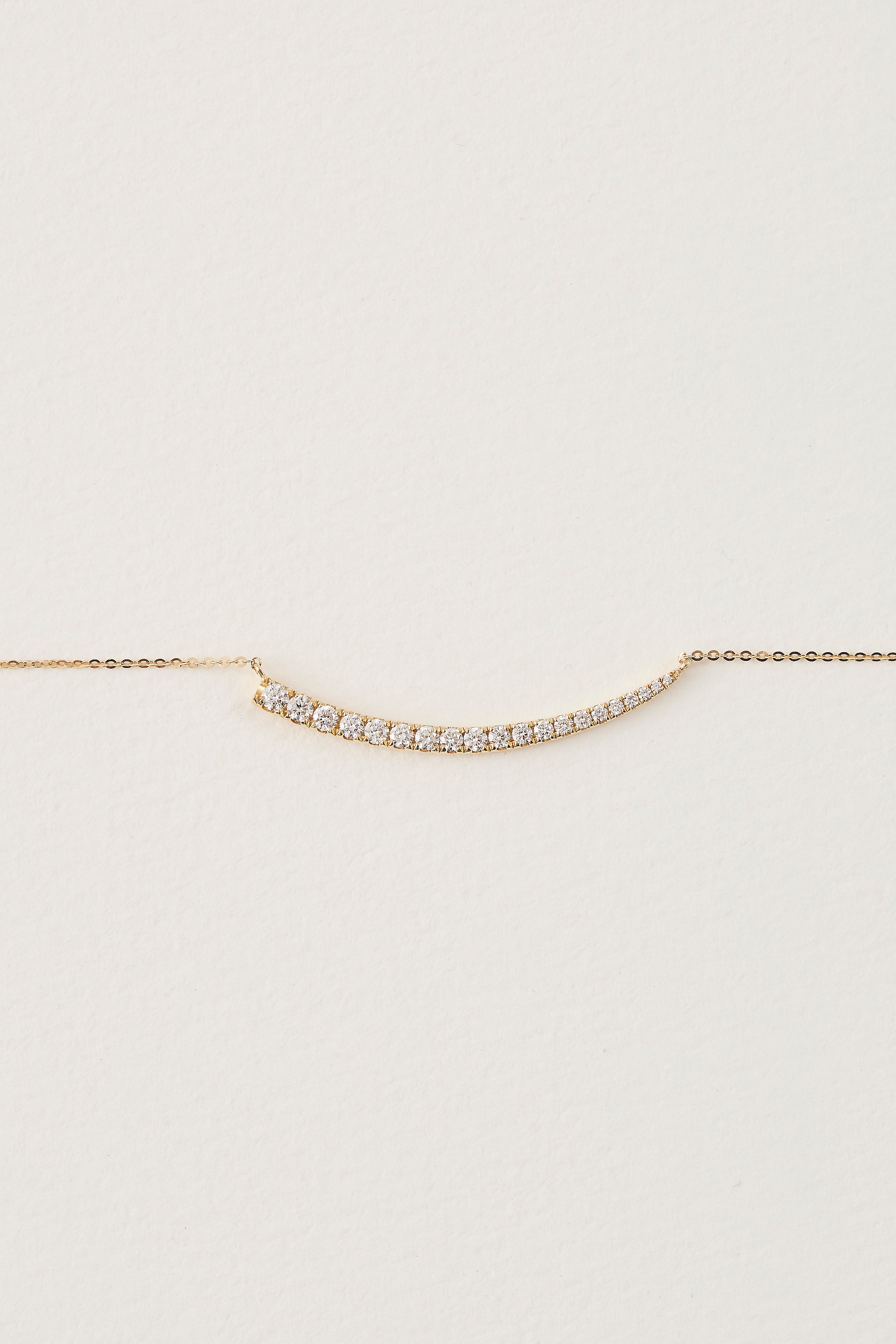 Diamond Floating Necklace – Keshett Jewellery