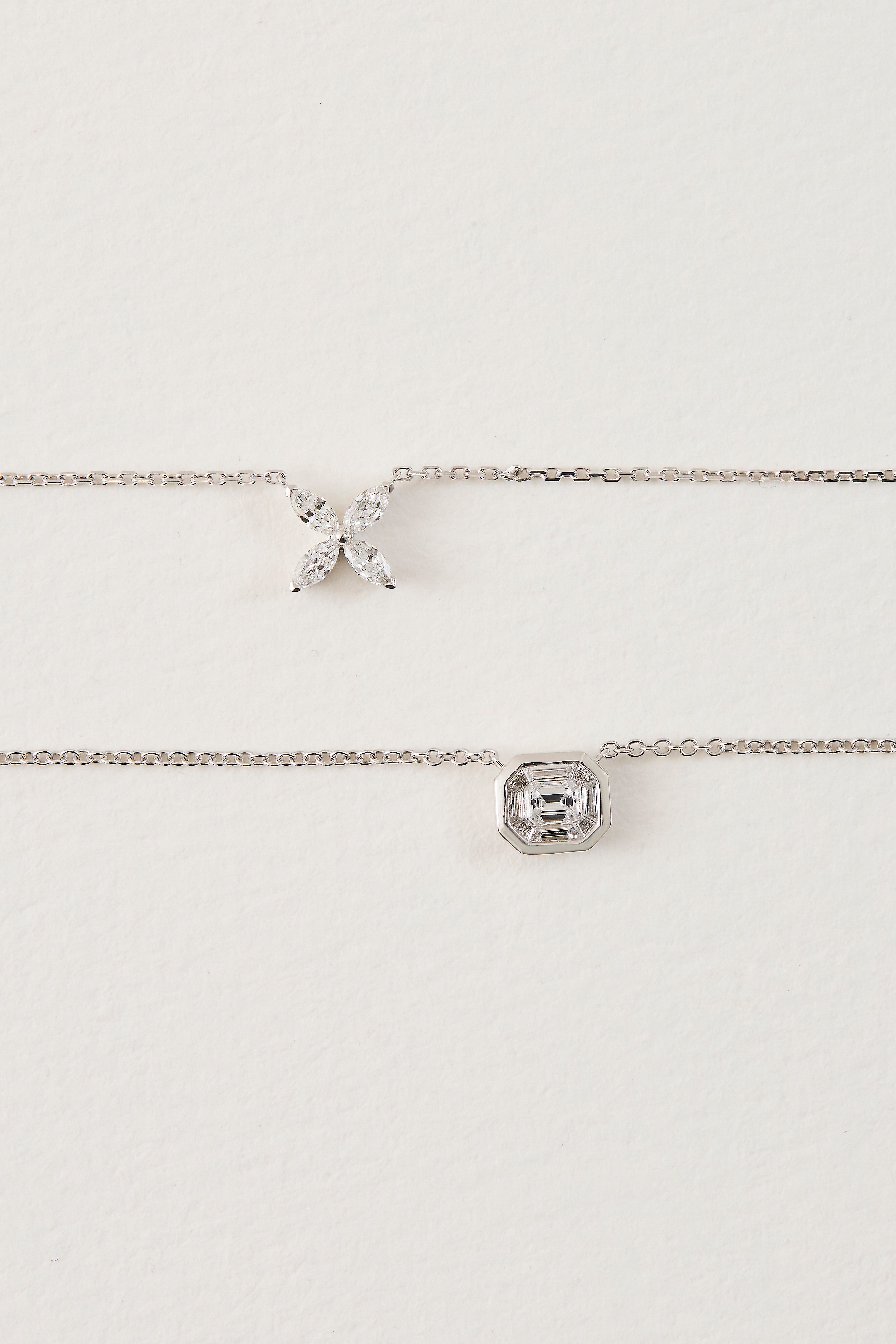 East-West Diamond Necklace – Keshett Jewellery
