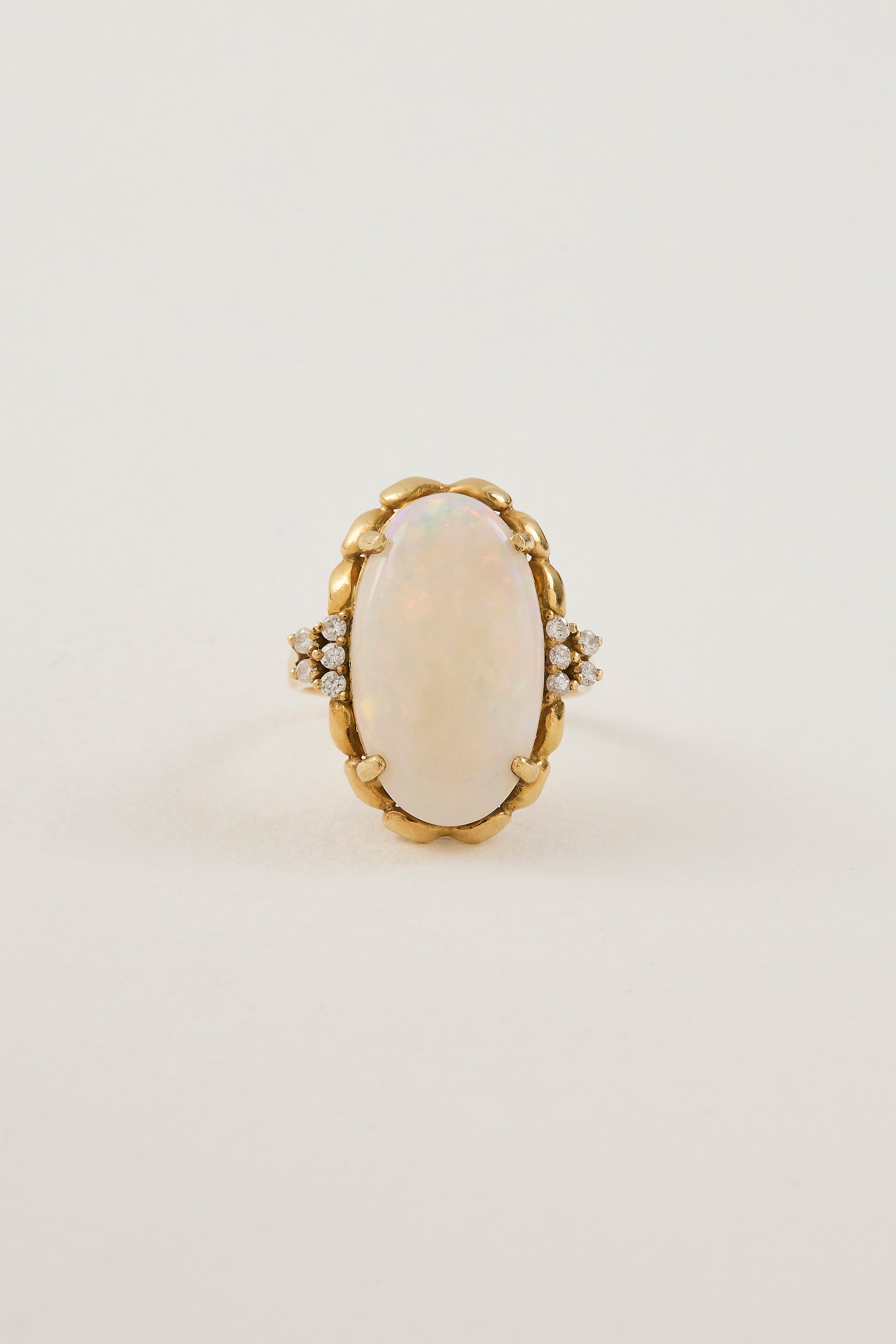 Mid Century Opal Ring – Keshett Jewellery